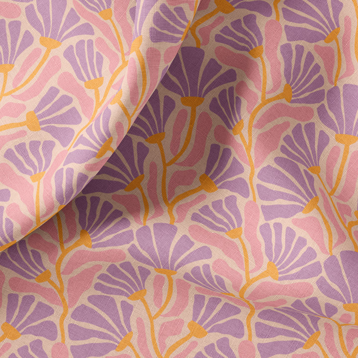 Printed Linen Fabric By The Yard Or Meter | Isole Linen